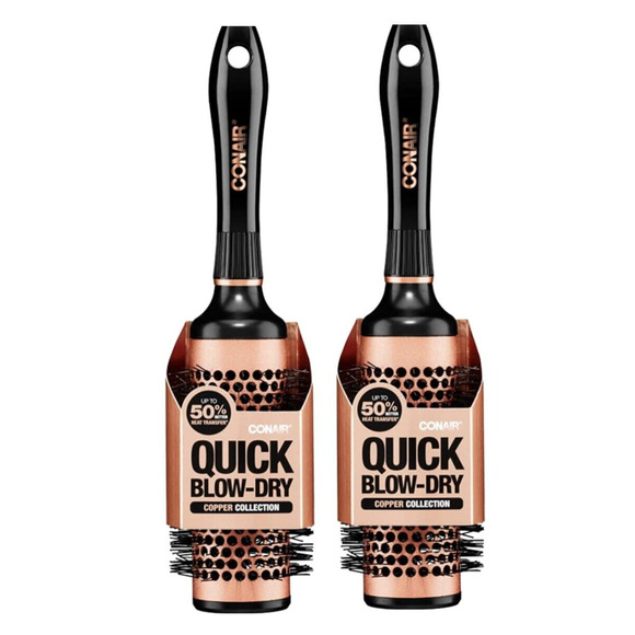 Conair | Hair | 2 Pack Conair Quick Blowdry Thermal Square Hairbrush ...